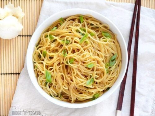 Quick & Easy Garlic Noodles - Sweet, Savory, Addictive! - Budget Bytes