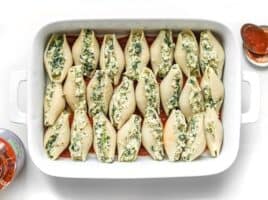 Freezer Friendly Pesto Stuffed Shells Recipe - Budget Bytes