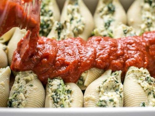 Freezer Friendly Pesto Stuffed Shells Recipe - Budget Bytes