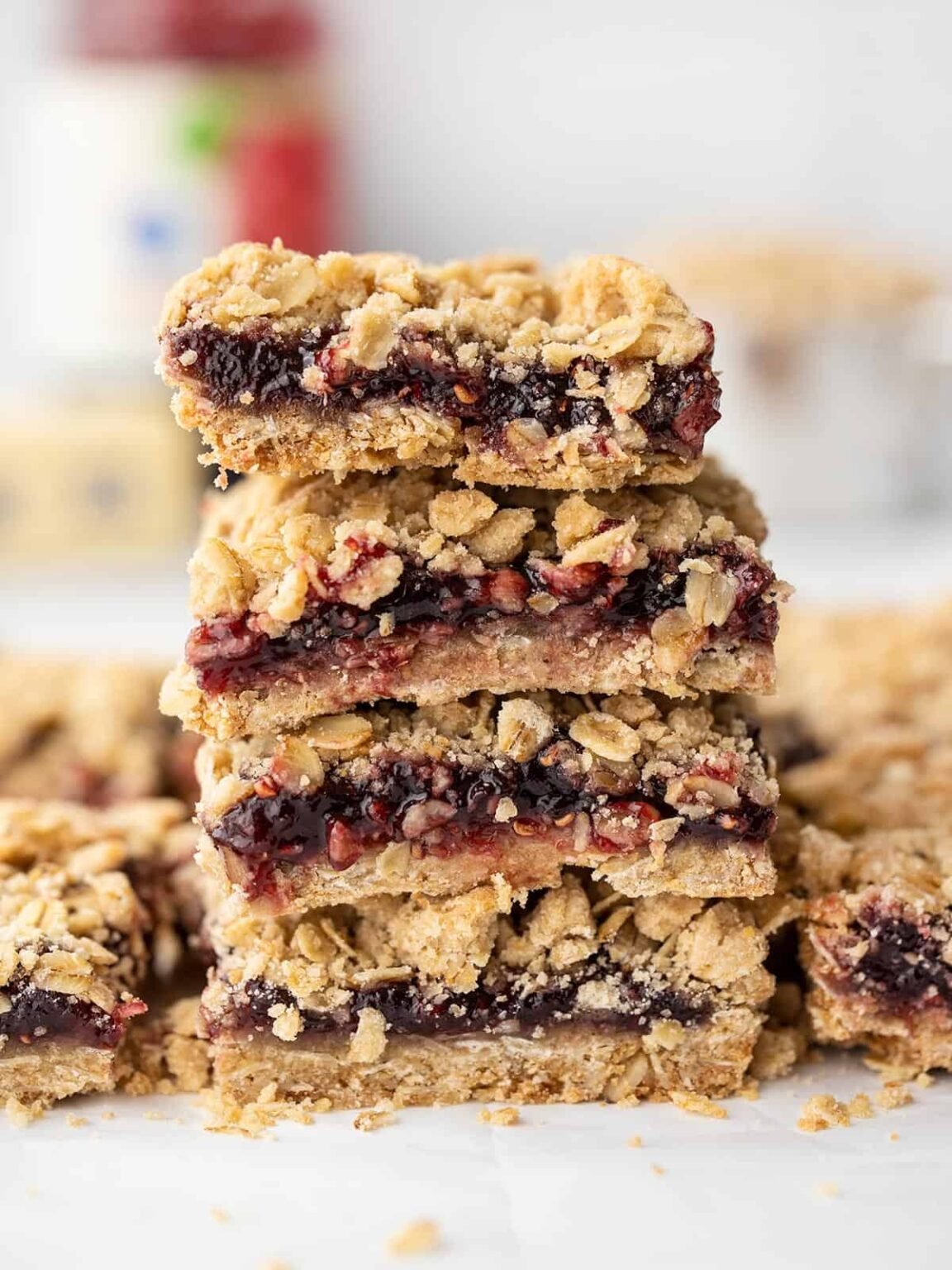 Raspberry Oatmeal Bars - Budget Bytes