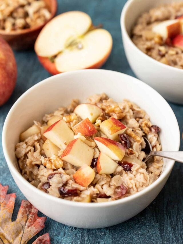 Autumn Fruit and Nut Oatmeal - Budget Bytes