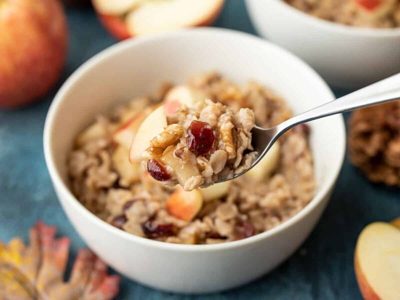 Autumn Fruit and Nut Oatmeal - Budget Bytes