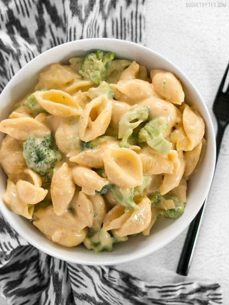 Homemade Broccoli Shells and Cheese - Budget Bytes