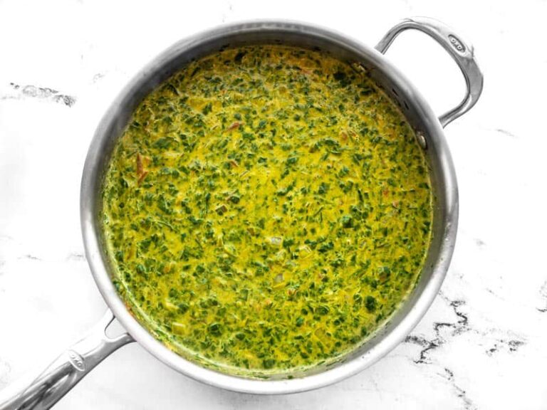 Indian Style Creamed Spinach - Budget Bytes