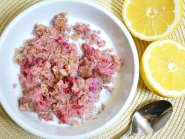 Lemon Raspberry Baked Oatmeal - Budget Bytes