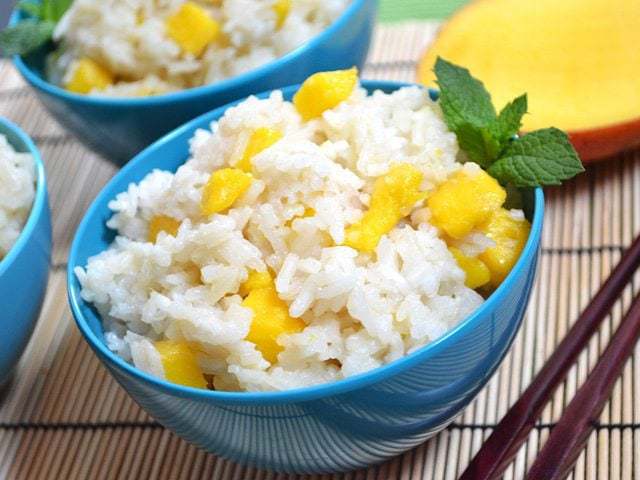 Mango Coconut Jasmine Rice - Budget Bytes