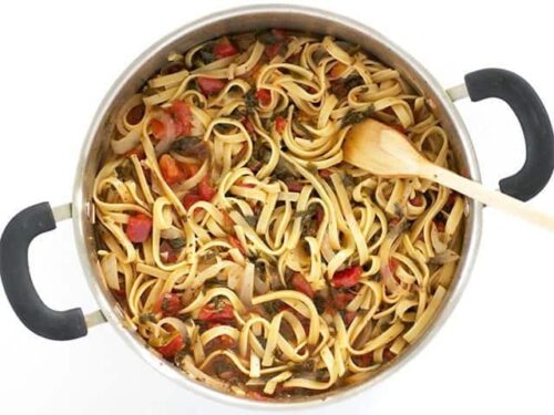 Tomato Spinach One Pot Pasta - Budget Bytes