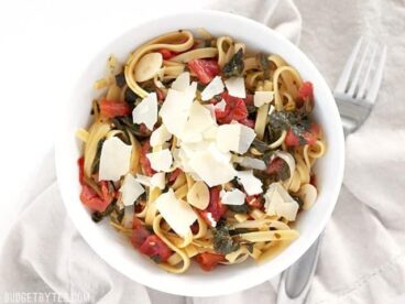 Tomato Spinach One Pot Pasta - Budget Bytes