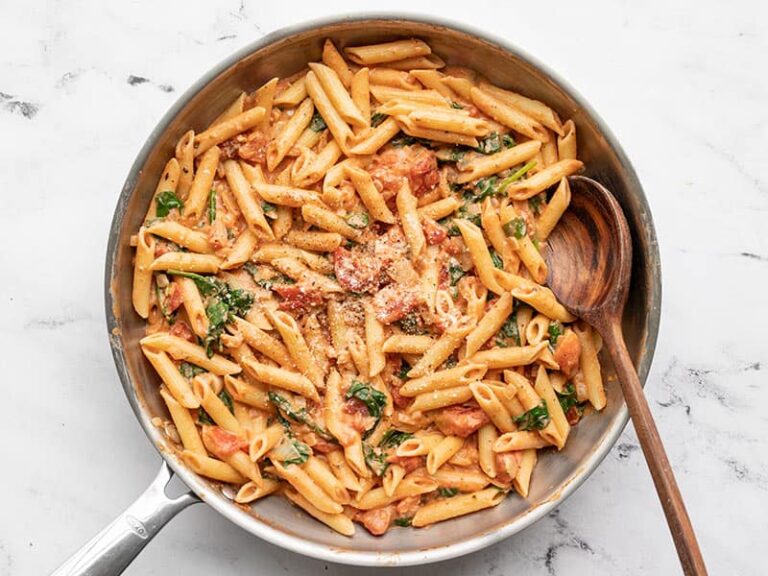 Creamy Tomato and Spinach Pasta - Budget Bytes