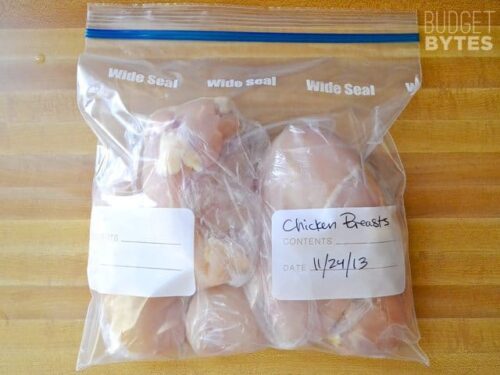 How to: Divide and Freeze Chicken - Budget Bytes