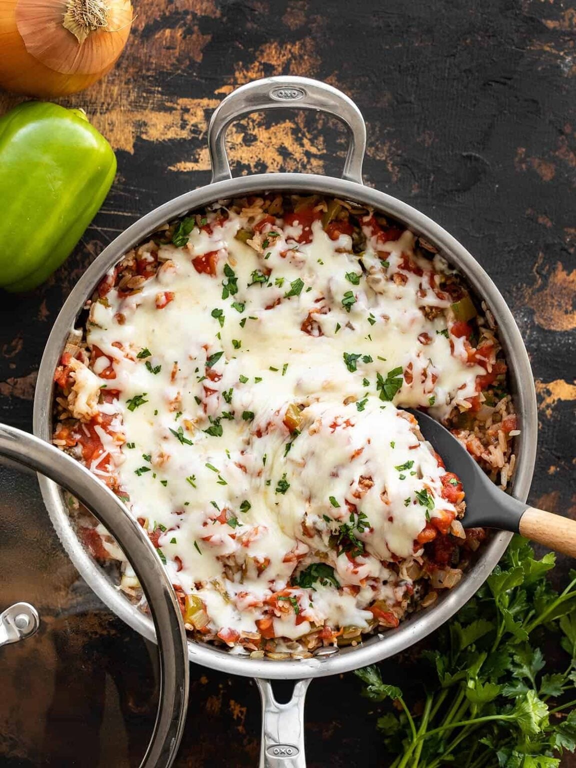 One Pot Unstuffed Bell Peppers Recipe - Budget Bytes