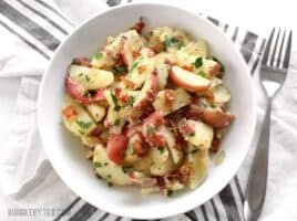 Warm German Potato Salad with Bacon Recipe (with Bacon!) - Budget Bytes