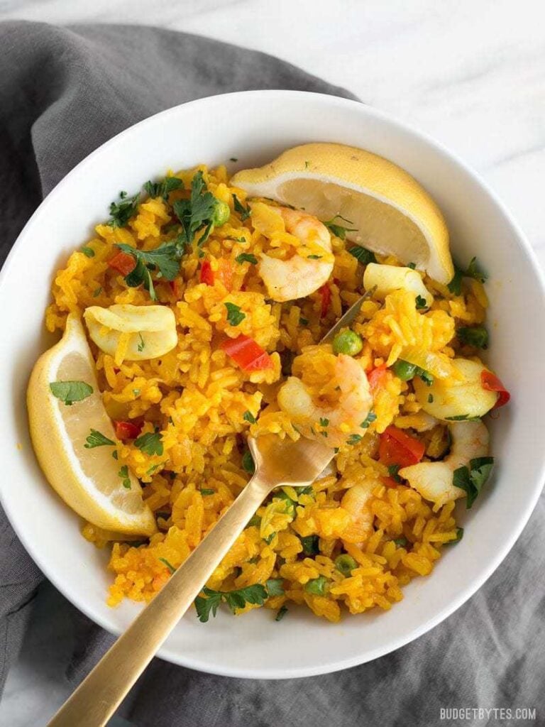 Seafood Rice Skillet - Budget Bytes