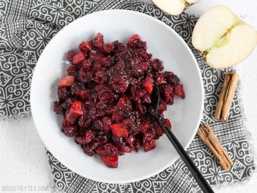 Roasted Apple Cranberry Relish - Budget Bytes