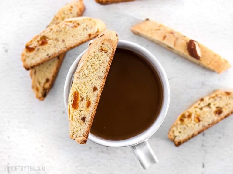 Almond Apricot Biscotti - Budget Bytes