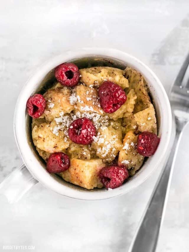 5-Minute Microwave French Toast Mug - Budget Bytes