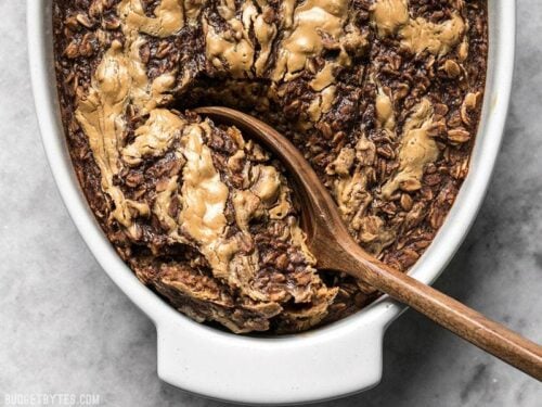Peanut Butter Brownie Baked Oatmeal - Budget Bytes