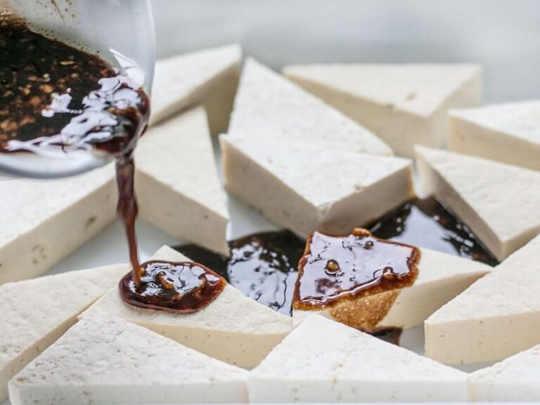 Soy Marinated Tofu Bowls with Spicy Peanut Sauce - Budget Bytes