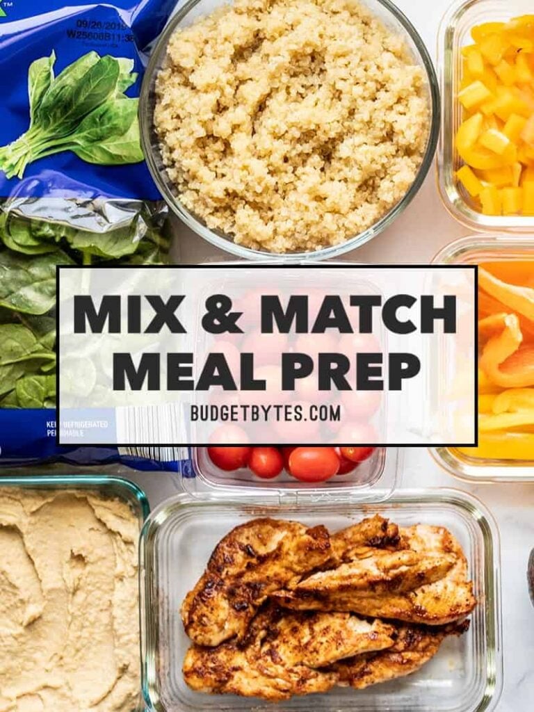 Mix and Match Meal Prep - Budget Bytes