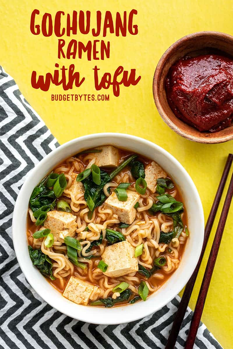 Gochujang Ramen with Tofu