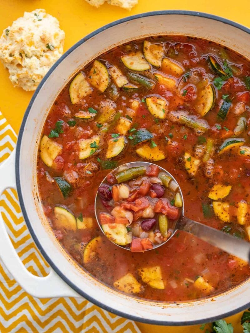 Easy Minestrone Soup - Budget Bytes
