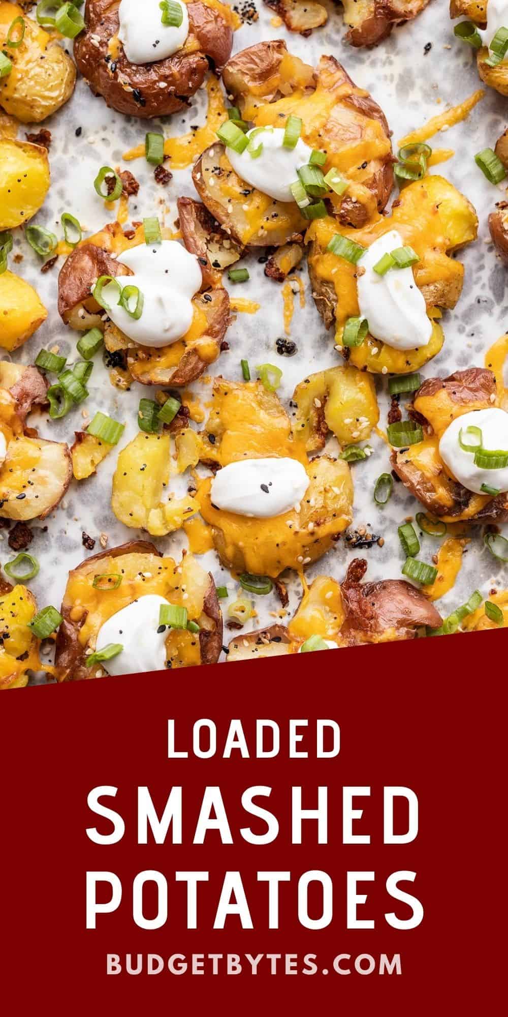 Loaded Smashed Potatoes - Budget Bytes