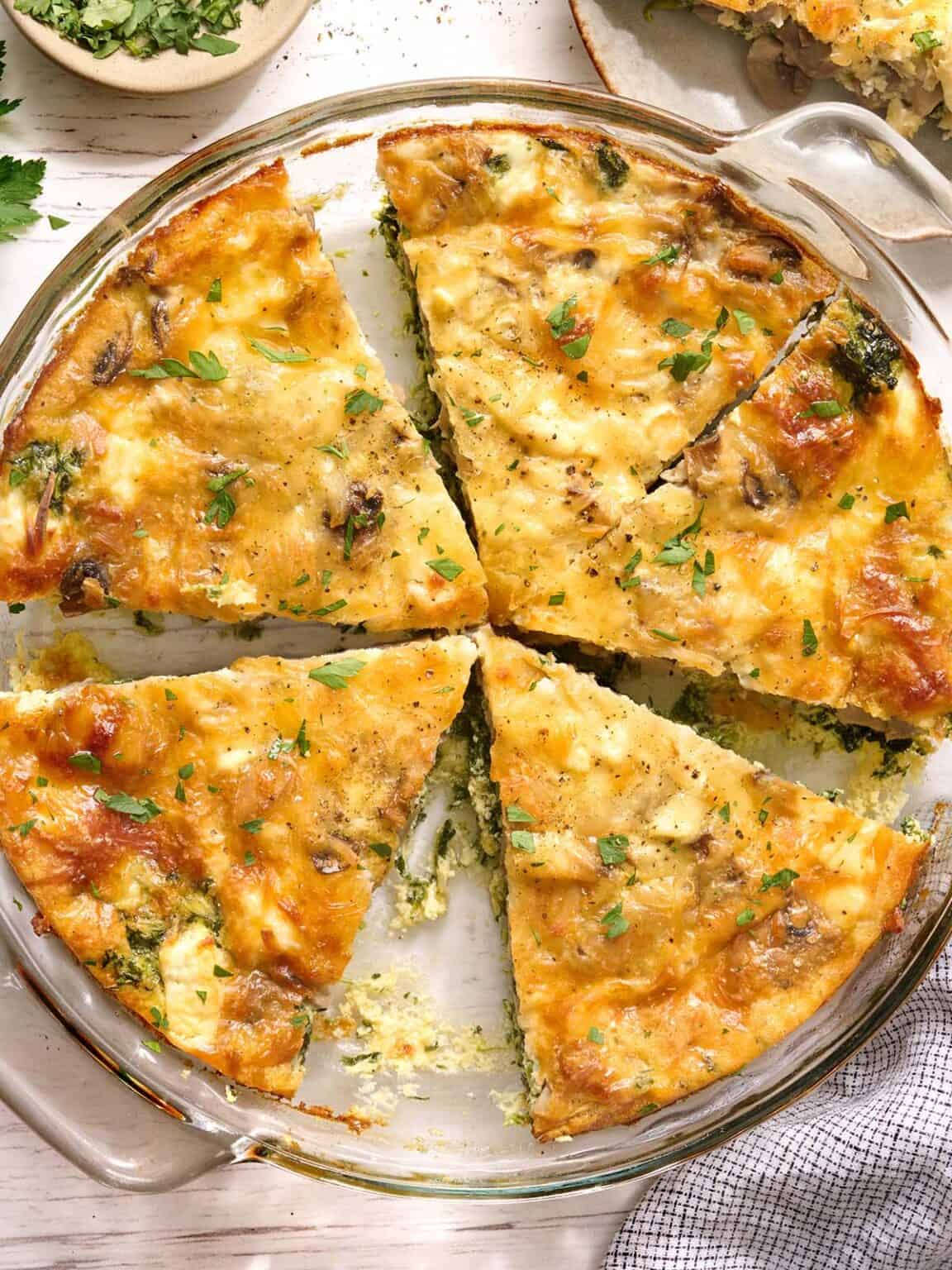 Crustless Quiche - Budget Bytes
