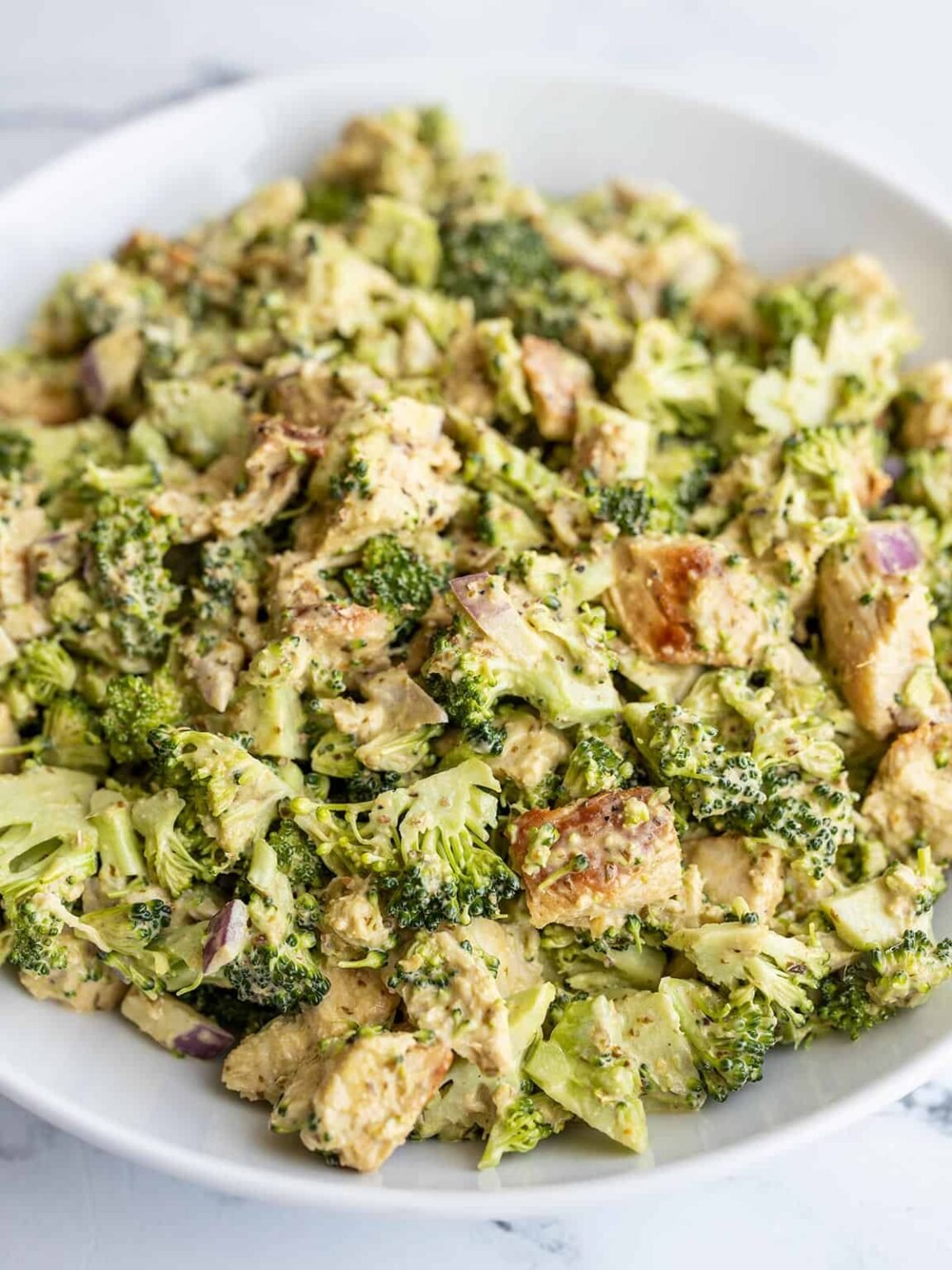 Pesto Chicken and Broccoli Salad - Budget Bytes