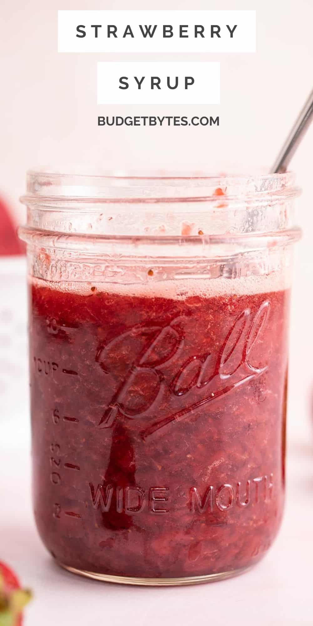 Strawberry Syrup - Budget Bytes