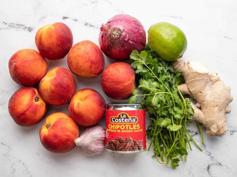 Chipotle Peach Salsa - Budget Bytes