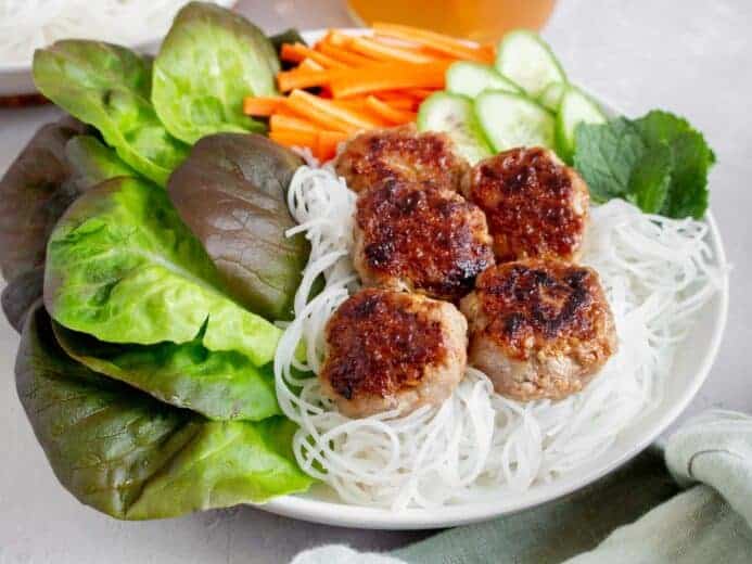 Bún Chả (Vietnamese Meatballs) - Budget Bytes
