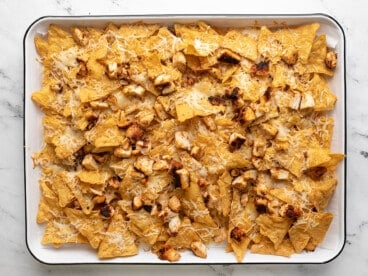 Cheesy Chicken Nachos (Game Day Must-Have!) - Budget Bytes