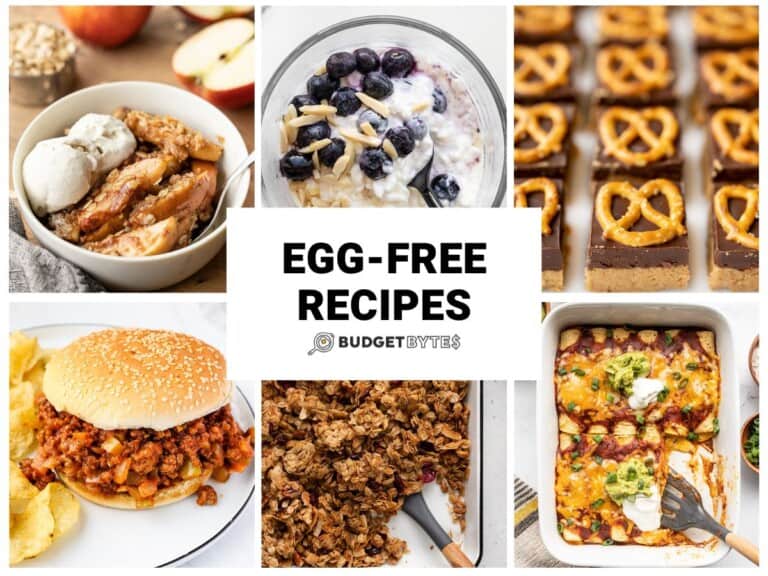 Egg Free Recipes - Budget Bytes