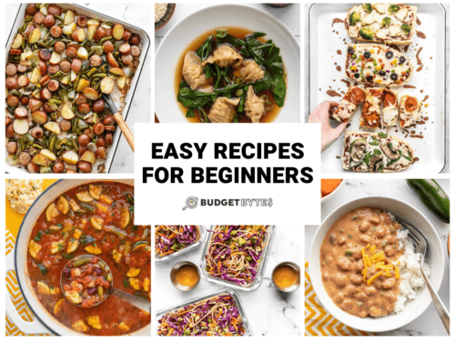 35 Easy and Delicious Recipes for Beginners - Budget Bytes