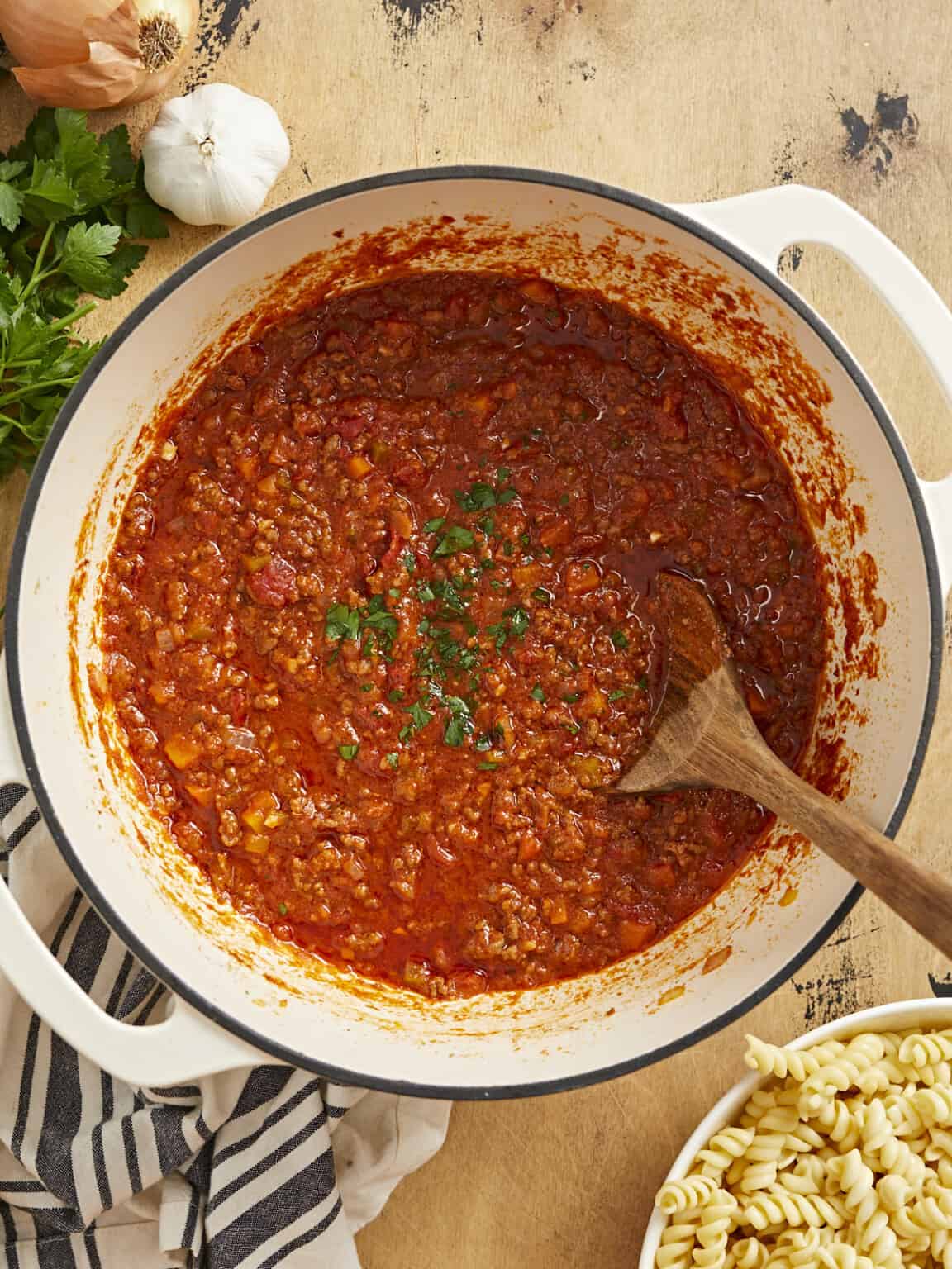 Classic Italian Rich Bolognese Sauce - Budget Bytes