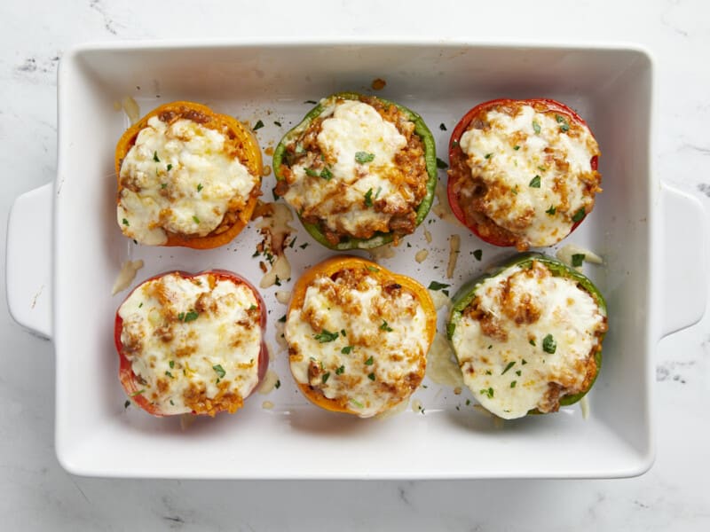 Stuffed Bell Peppers - Budget Bytes