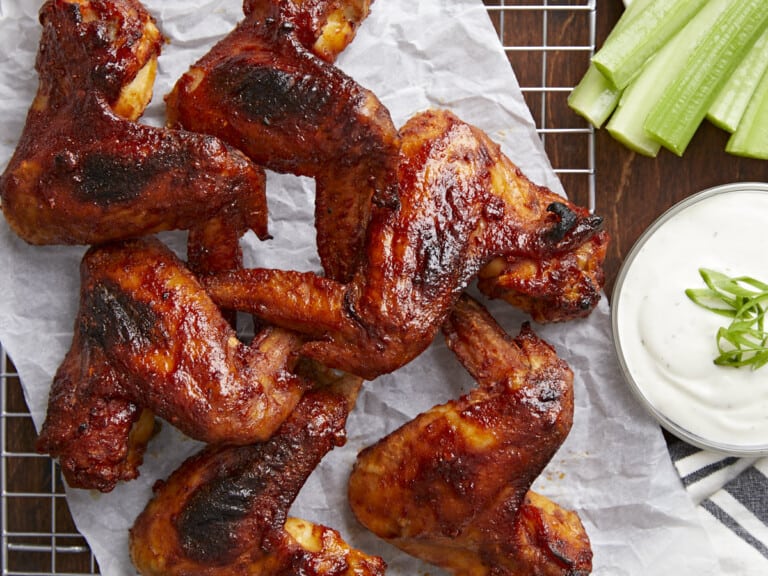 Raspberry Balsamic Baked Chicken Wings - Budget Bytes