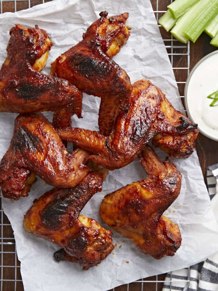Crispy BBQ Wings - Finger Licking Good - Budget Bytes