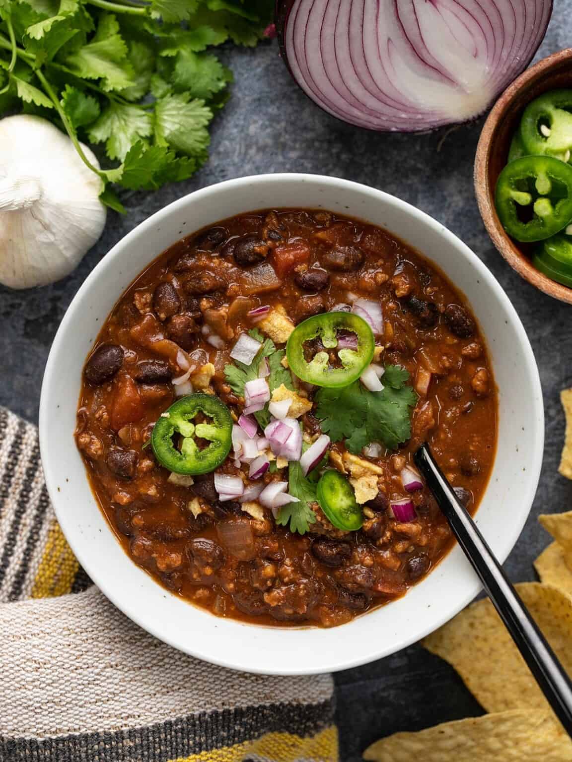 Black Bean Chili - Fast & Easy - Budget Bytes