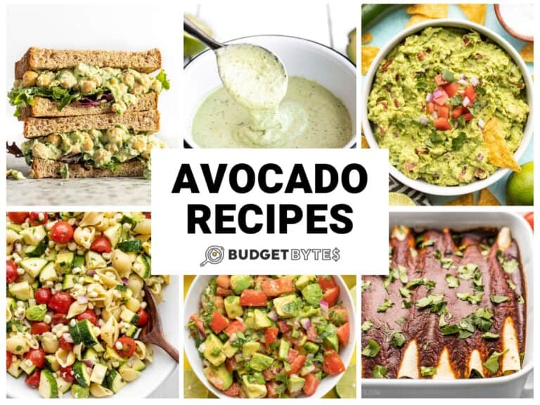 Avocado Recipes - Budget Bytes