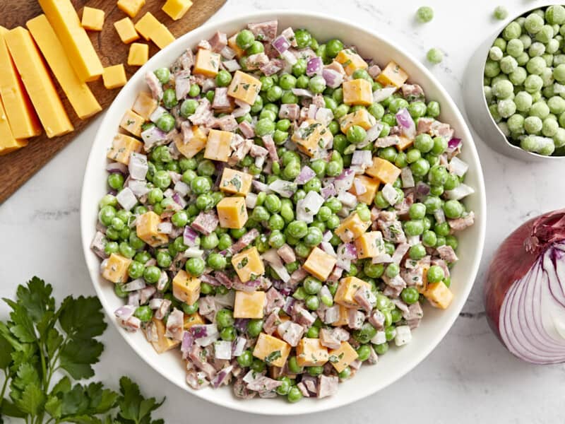 Creamy Pea Salad (Simple and Inexpensive) - Budget Bytes
