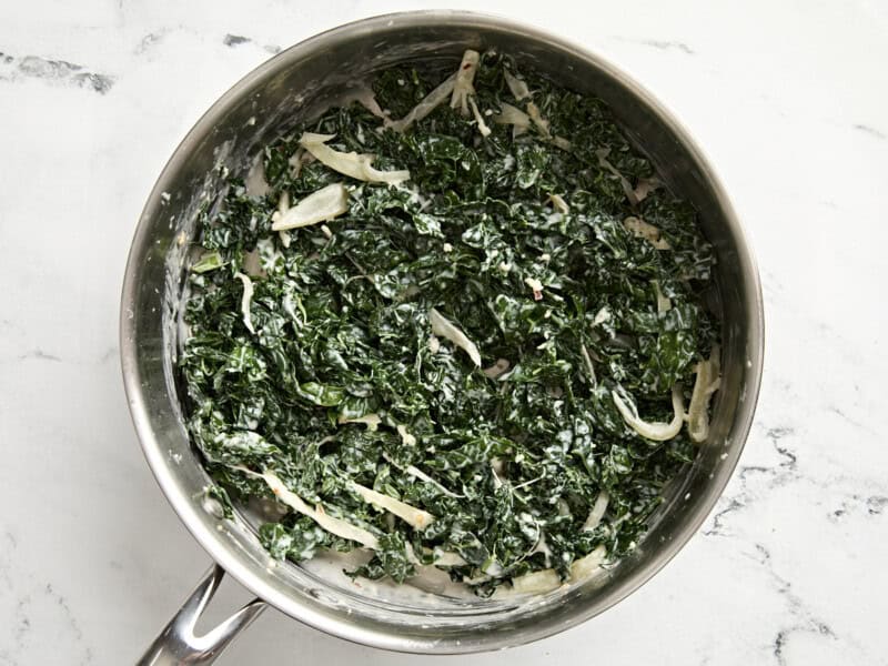 Delicious Creamed Kale Recipe - Budget Bytes