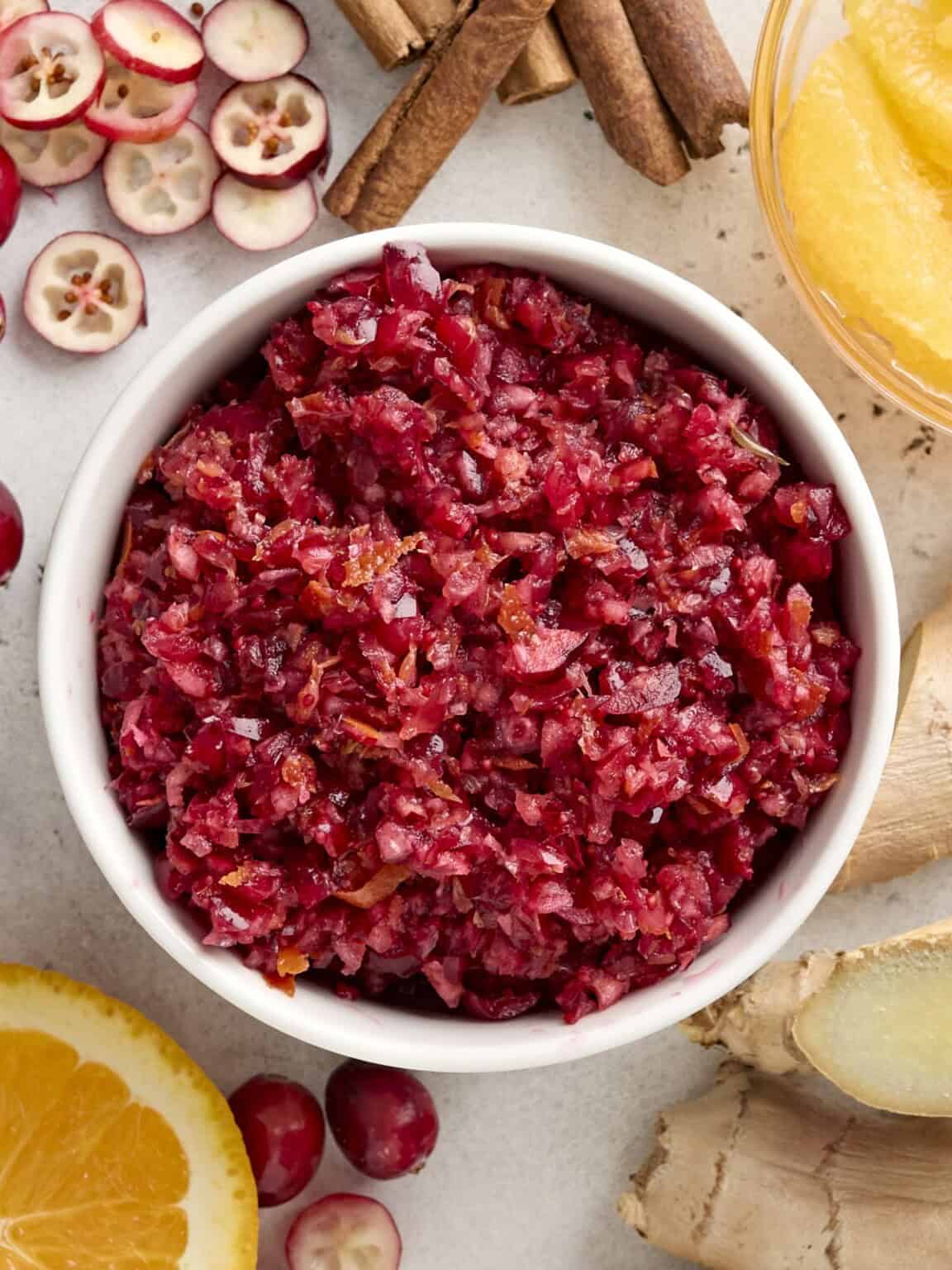 Cranberry Orange Relish - Budget Bytes