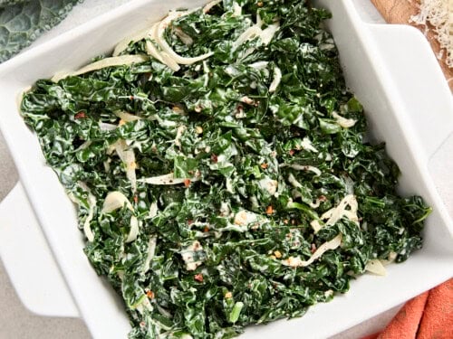 Delicious Creamed Kale Recipe - Budget Bytes
