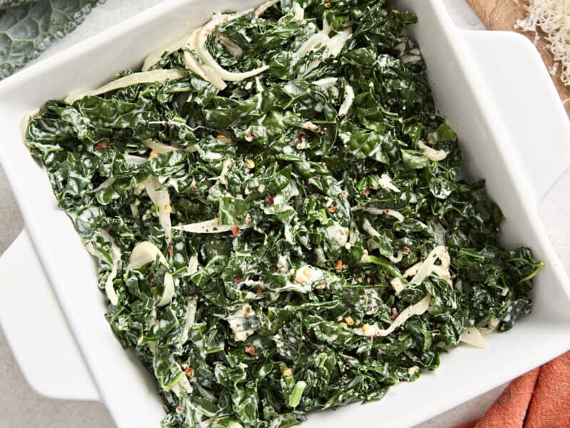 Delicious Creamed Kale Recipe - Budget Bytes