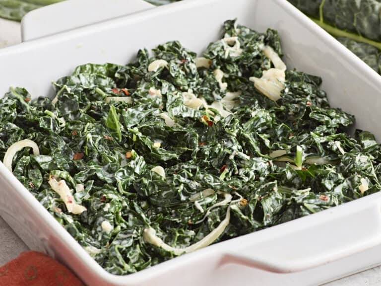 Delicious Creamed Kale Recipe - Budget Bytes