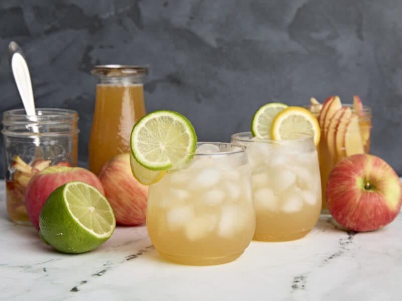 Apple Cider Shrub Mocktail - Budget Bytes