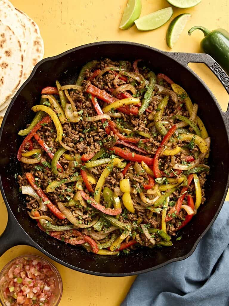 Ground Beef Fajitas - Budget Bytes