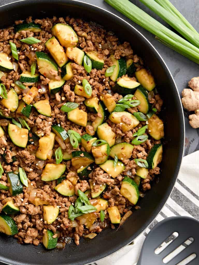 Ground Turkey Zucchini Skillet - Budget Bytes