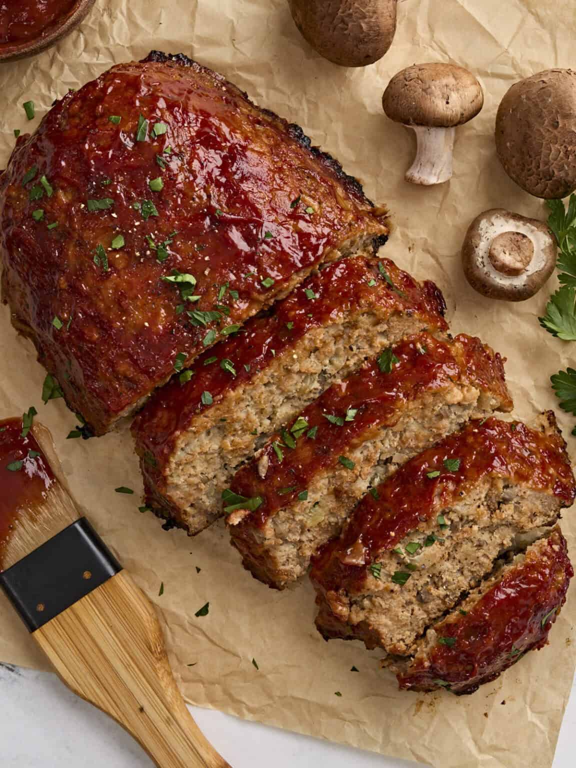 Turkey Meatloaf with Mushrooms - Budget Bytes